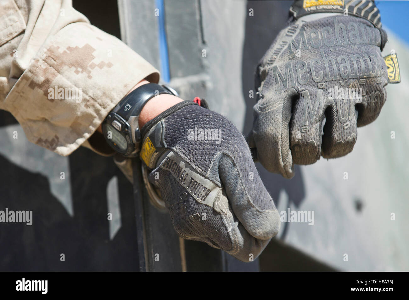 U.S. Marine Lance Cpl. Jennifer Bonello, a motor transport operator ...