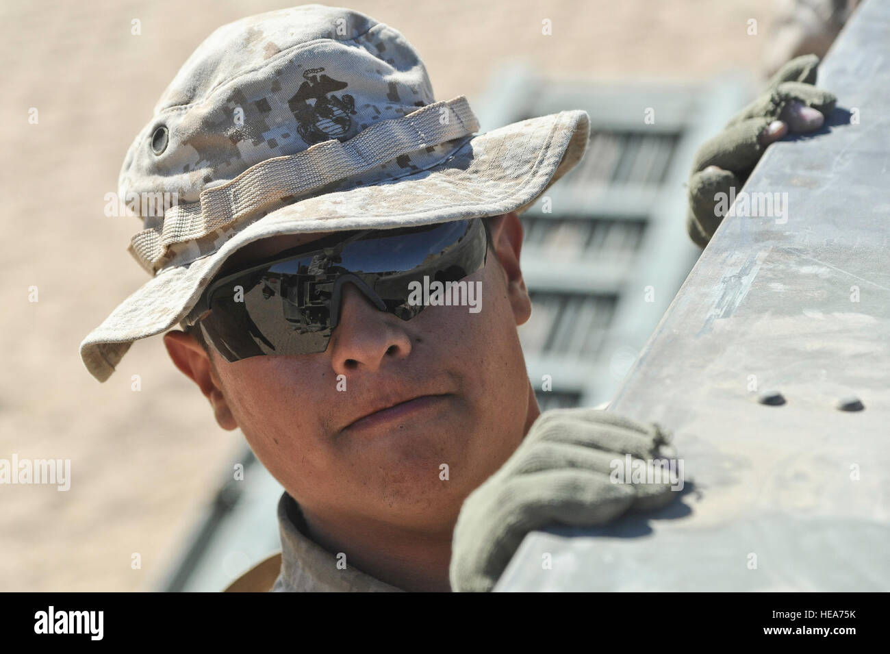 U.S. Marine Lance Cpl. Bartholomew Lee Vazquez, a motor transport ...