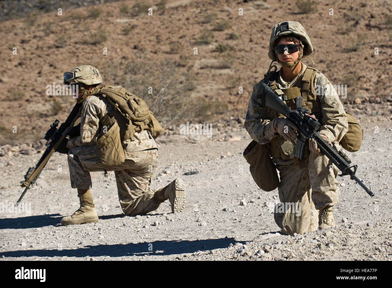 U.S. Marine Lance Cpl. Tori Best a Combat Engineers assigned to Combat ...