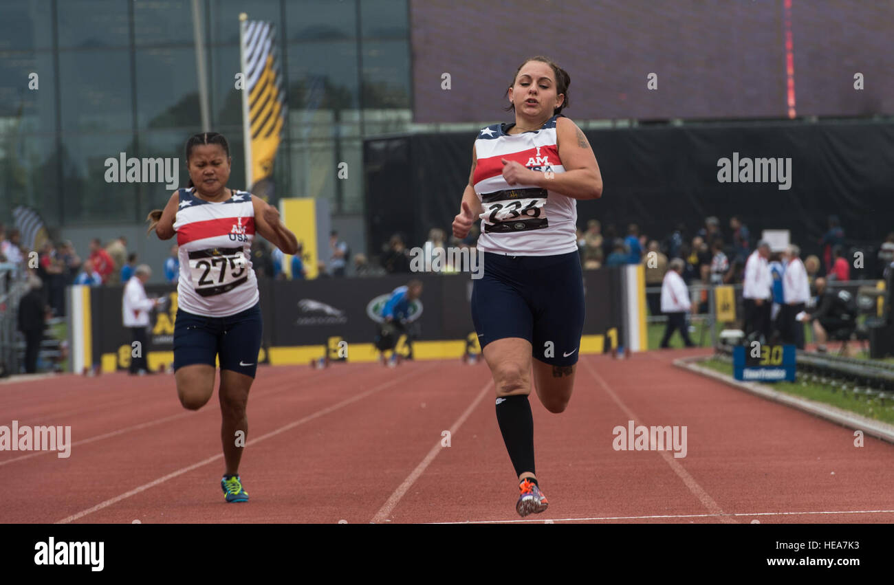 Retired U.S. Air Force Staff Sgt. Melissa Coduti and Tatiana Perkins ...