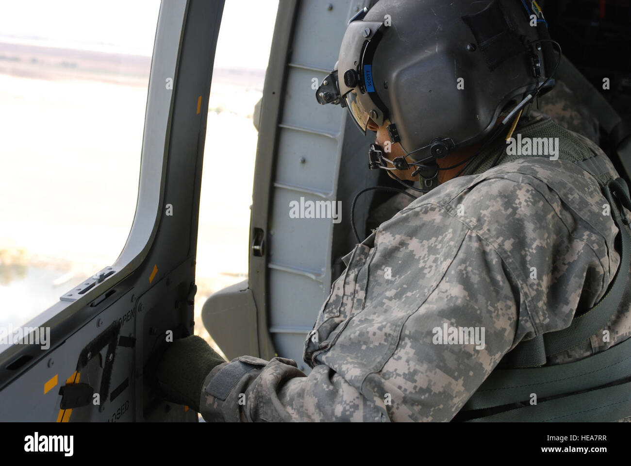 Colorado Army National Guard aviators Staff Sgt. Bryan Scott and Sgt ...
