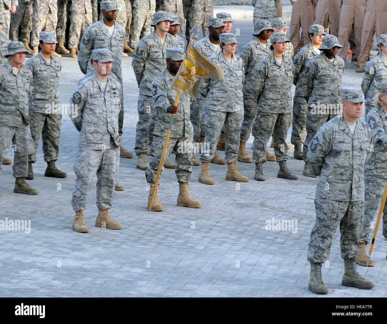 Senior Master Sgt. Mark Miller, first sergeant for the 380th ...