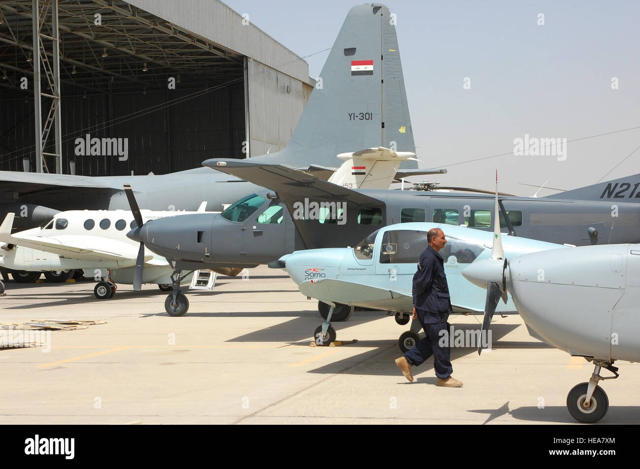 The static display of the Iraqi air force fleet highlighted the ...