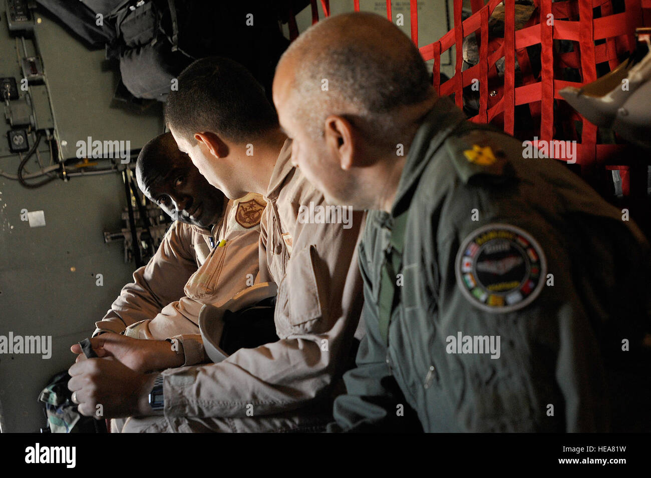 Col. (Dr.) Paul Young converses with Iraqi air force Capt. (Dr ...