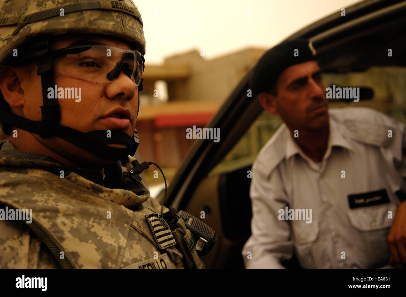 U.S. Army Staff Sgt. Jordan Sedillo with Headquarters Stock Photo - Alamy