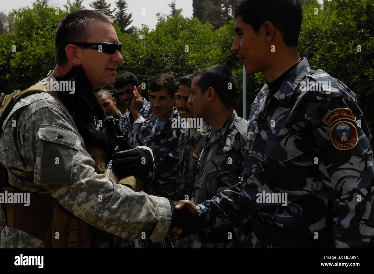 Kelly O'Berg, an international police adviser with the 302nd Military ...