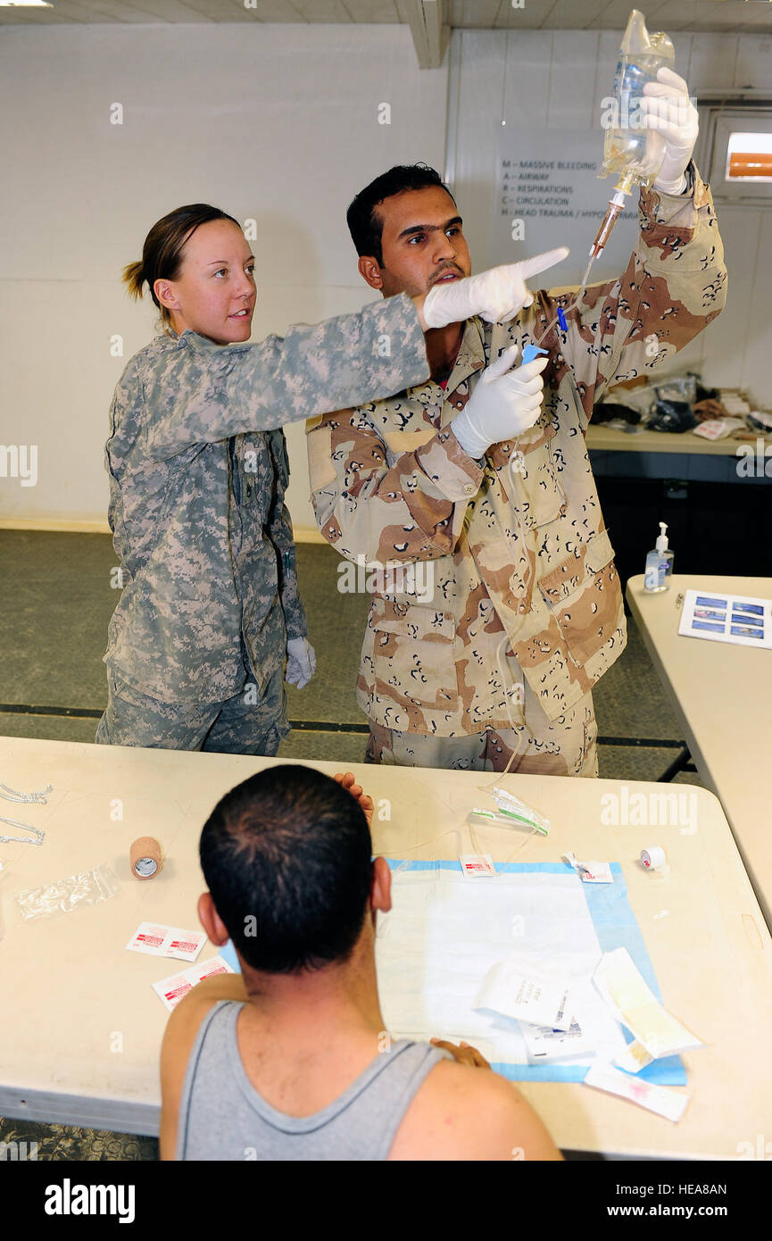 U.S. Army Staff Sgt. Jennifer Clarke from Wilmington, Del., assigned to ...