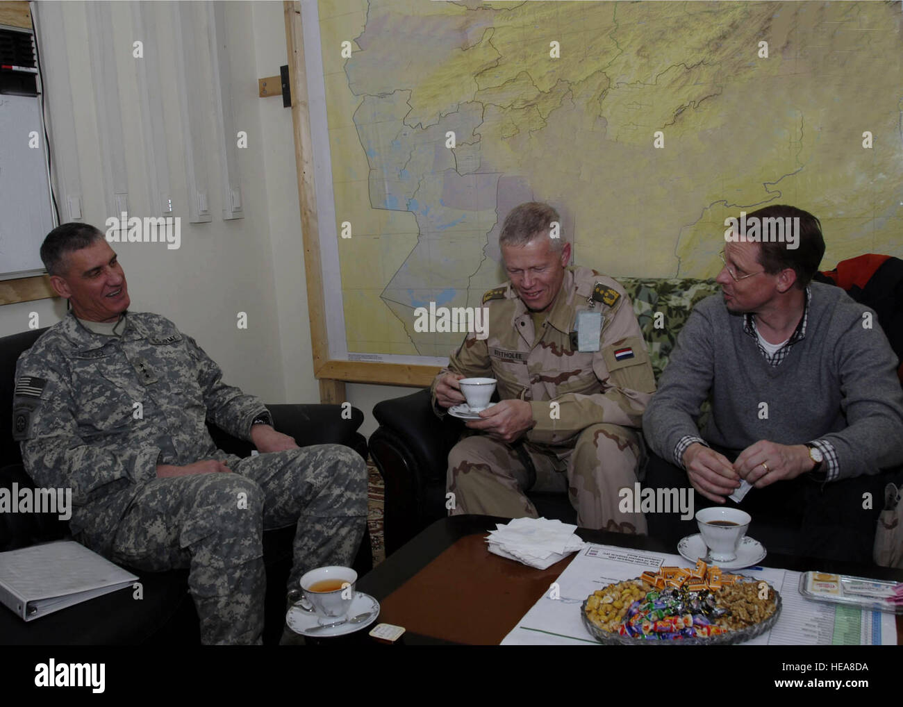 The commander of the international security assistance force joint ...