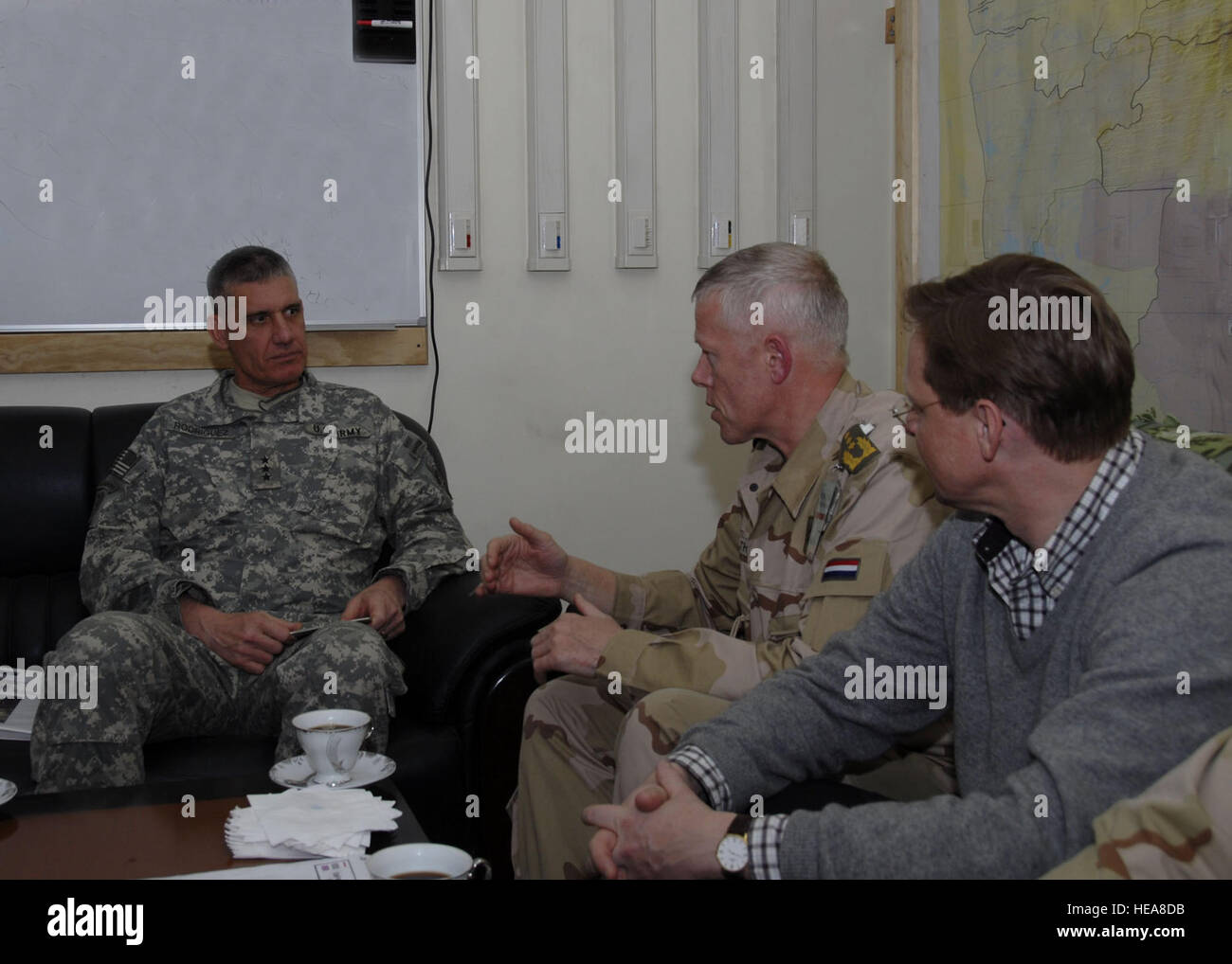 The commander of the international security assistance force joint ...