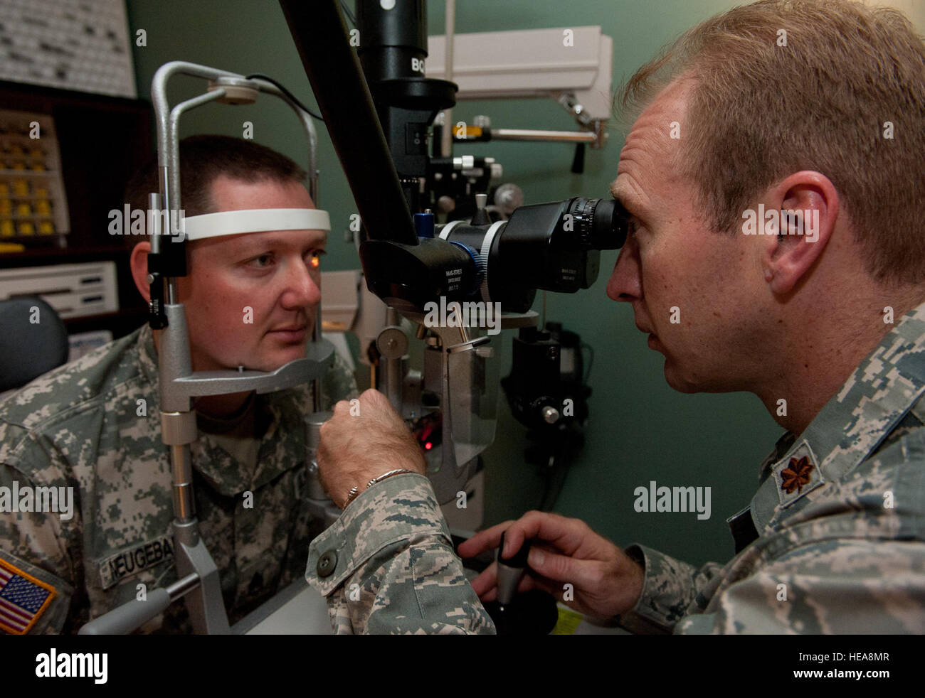 Maj. Bryan Kemper, 28th Medical Operations Squadron optometrist ...