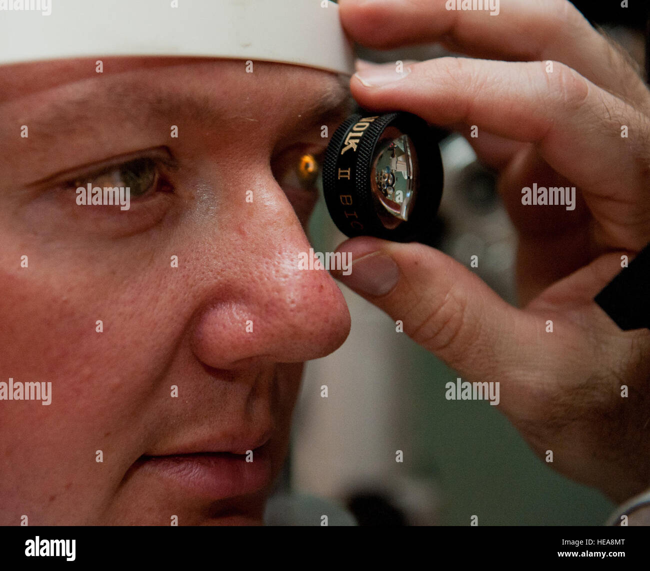 Maj. Bryan Kemper, 28th Medical Operations Squadron optometrist ...
