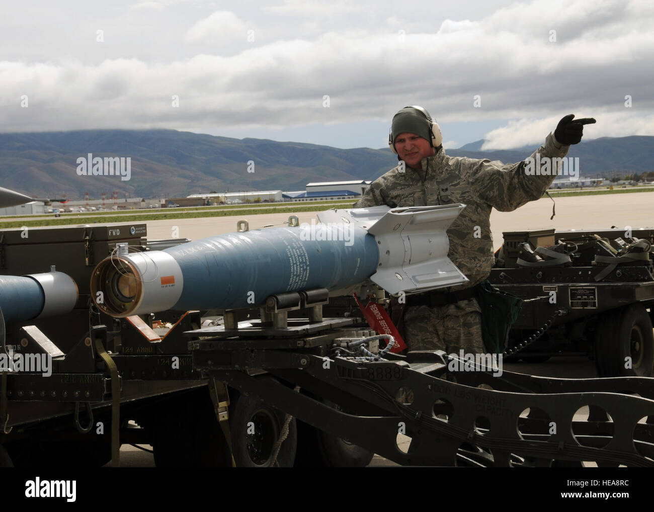 U.S Air Force SSgt Travis Kehoe, assigned to the 158TH Fighter Wing ...