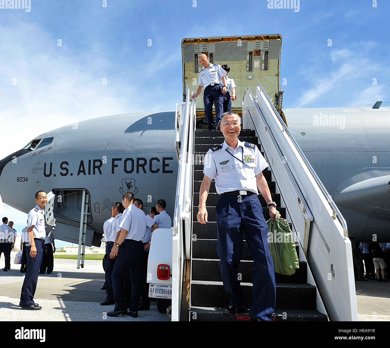 Japan Air Self-Defense Force Capt. Yasushi Takayoshi, cadet instructor ...