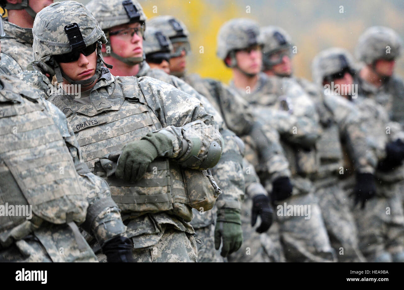 Pvt. Zachary Graves, 545th Military Police Company, of Roseville, Ohio ...