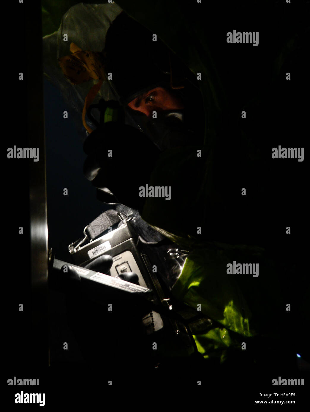 U.S. Air Force Senior Airman Zach Day, 633rd Civil Engineer Squadron ...