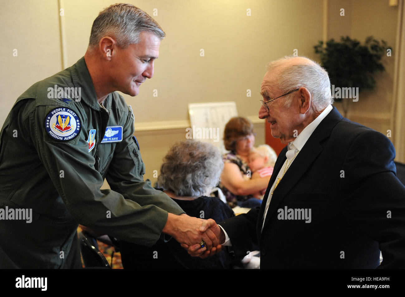 U.S. Air Force Col. John Pearse, Air Combat Command director of staff ...