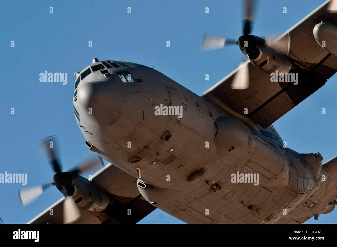 A U.S. Air Force C-130 Hercules from the Texas Air National Guard ...