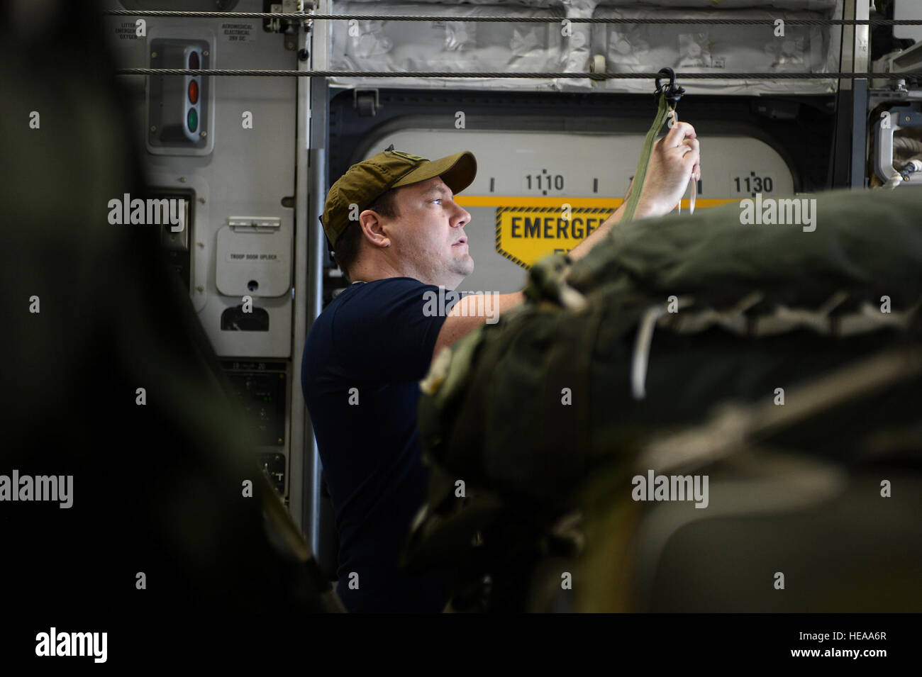 Royal Canadian Air Force Sgt. Rich Lees, a CC-177 Globemaster III ...