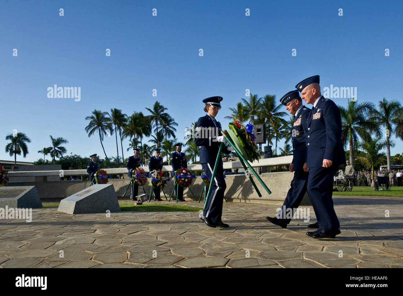 U.S. Air Force Gen. Gary L. North, Pacific Air Forces commander, and ...
