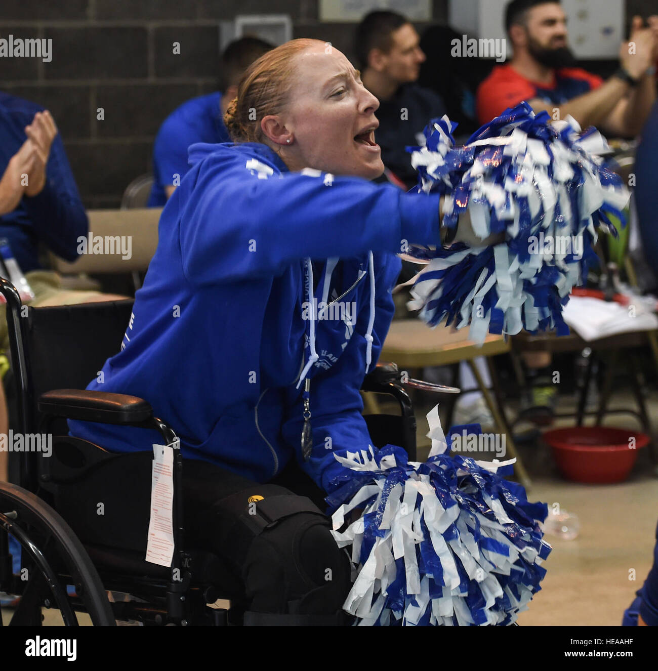 Melissa Gonzalez, a 2015 Air Force Wounded Warrior swimming competitor ...