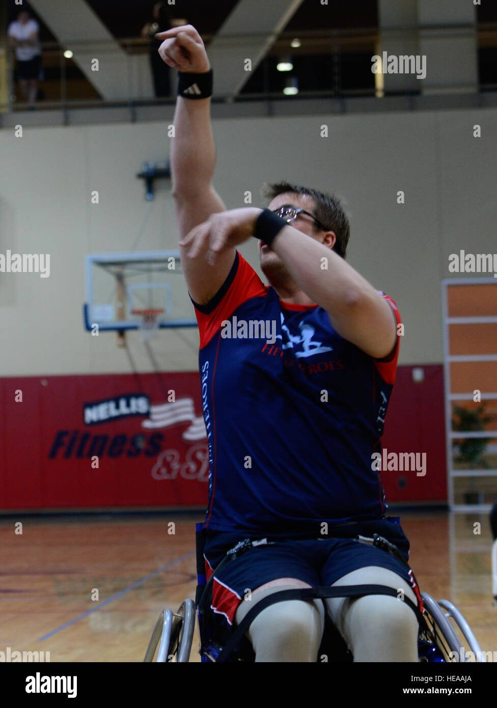 Charlie Walker, a 2015 Help for Heroes wheelchair basketball competitor ...