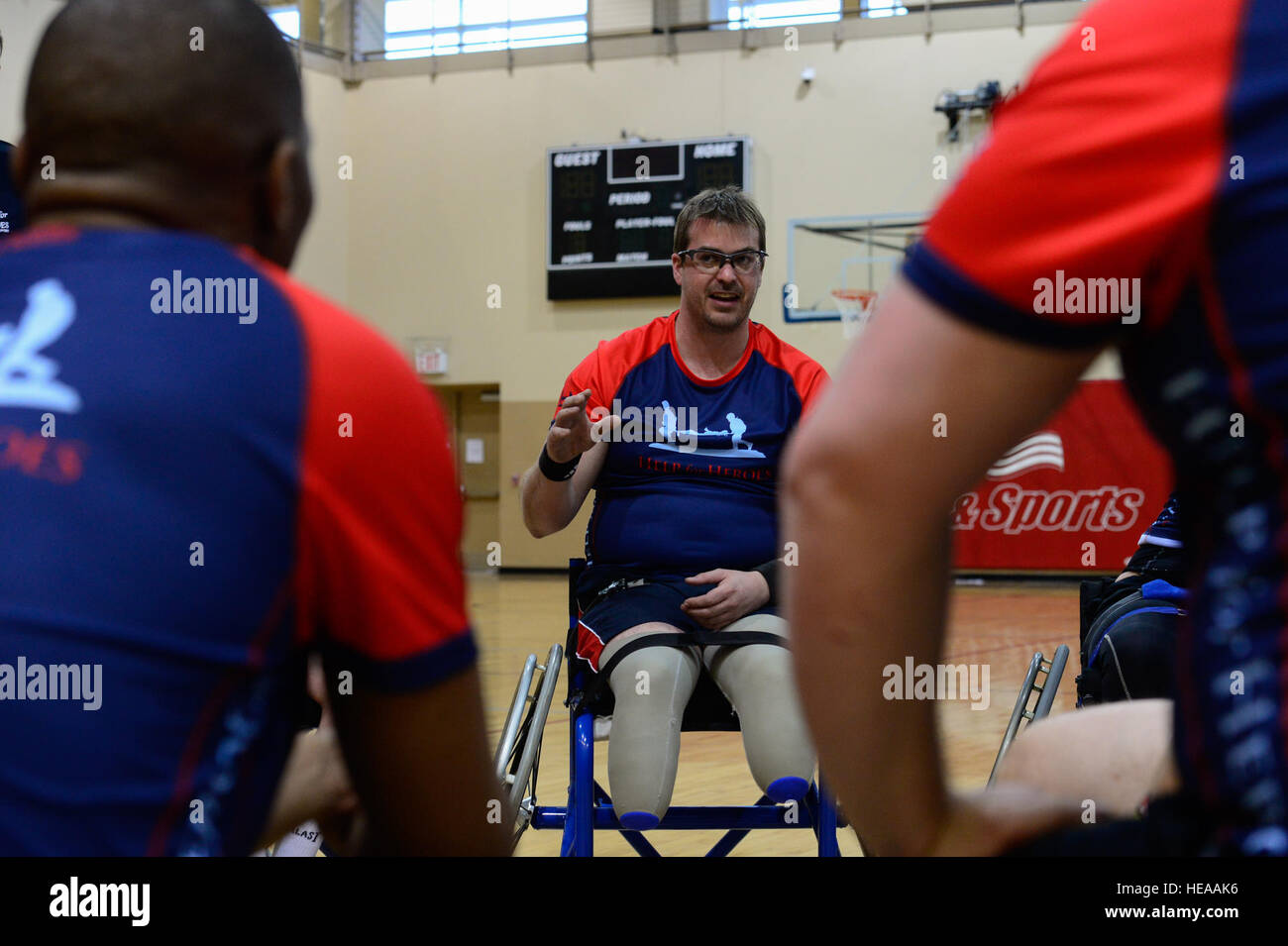 Charlie Walker, a 2015 Help for Heroes wheelchair basketball competitor ...