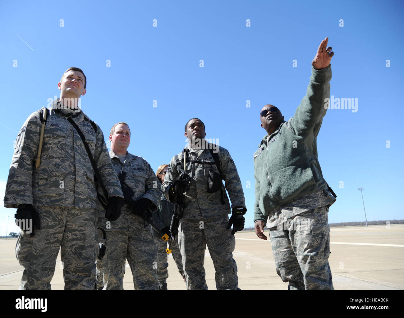 Senior Master Sgt. Lavar M. Jordan, observer/controller, trainer, 514th ...