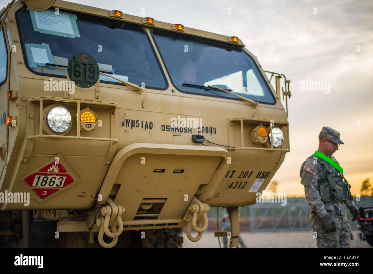 The Oshkosh® HEMTT A4 fuel servicing tanker, designed to transport gas ...