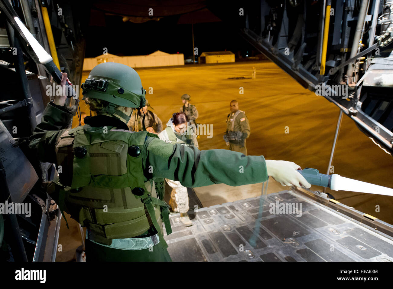 Hercules aircraft military loading High Resolution Stock Photography ...