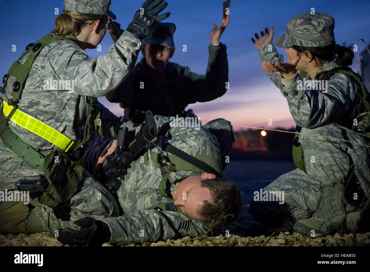 U.S. Air Force Capt. Amy Nordquist, Observer/Controller, Trainer (OCT ...