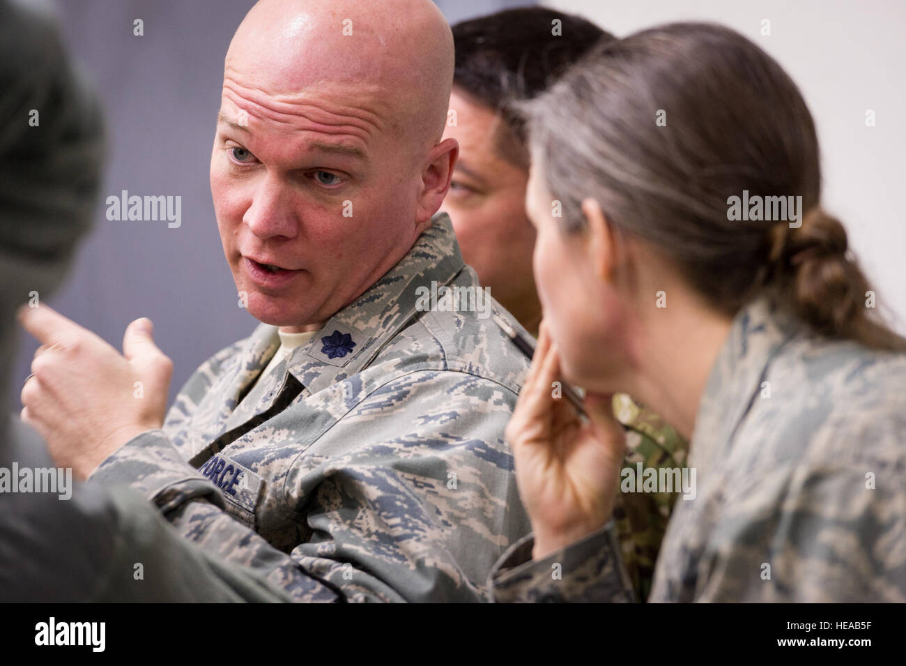 U.S. Air Force Lt. Col. Richard Degrosa, emergency room doctor, 86th ...