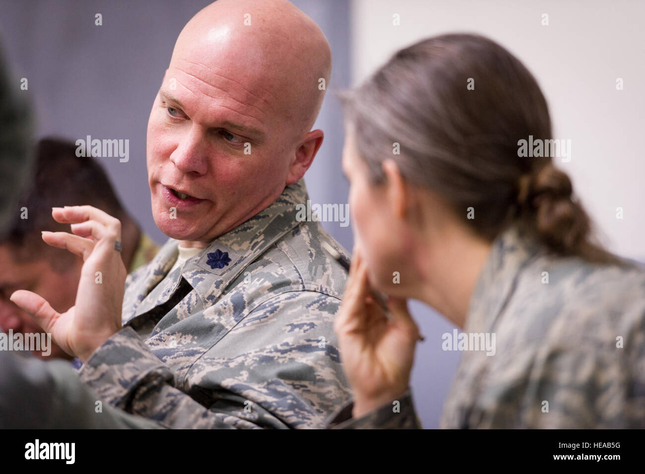 U.S. Air Force Lt. Col. Richard Degrosa, emergency room doctor, 86th ...