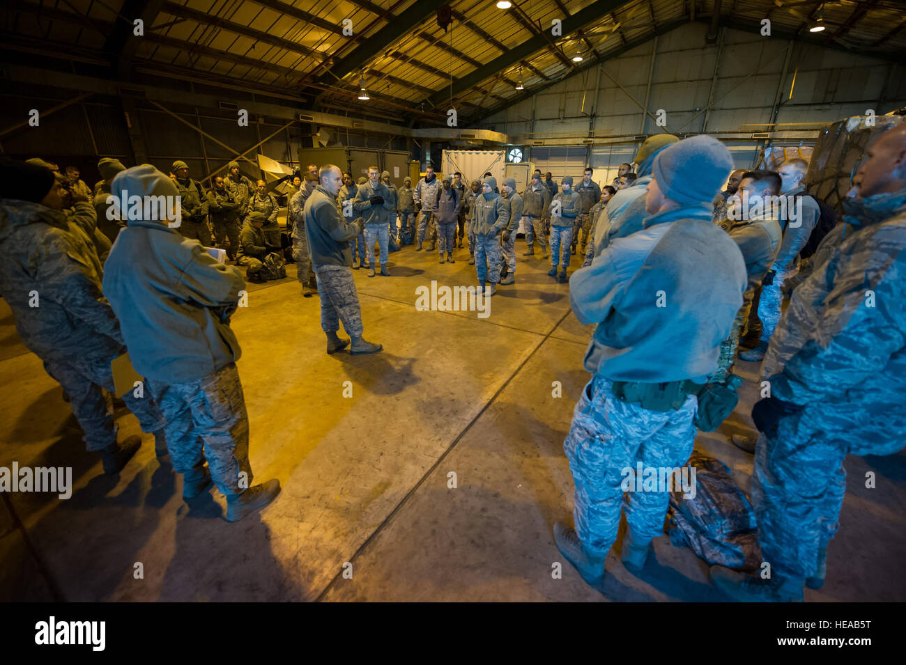 U.S. Air Force Staff Sgt. Corey Luker, medical logistics technician ...
