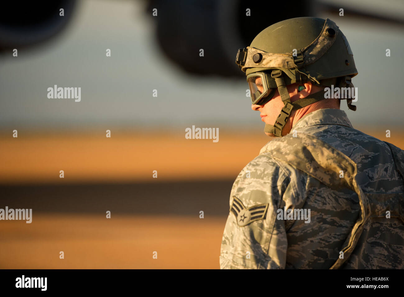 U.S. Air Force Senior Airman Douglas Prewitt, 621st Contingency ...