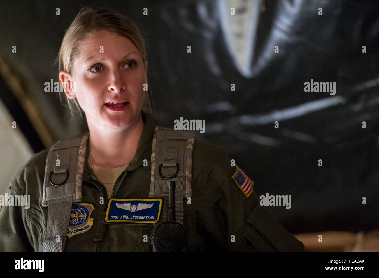 Observer/controller, trainer team member, U.S. Air Force Staff Sgt ...