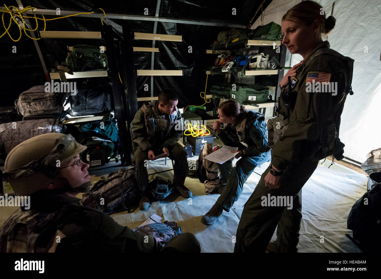 Observer/controller, trainer team member, U.S. Air Force Staff Sgt ...