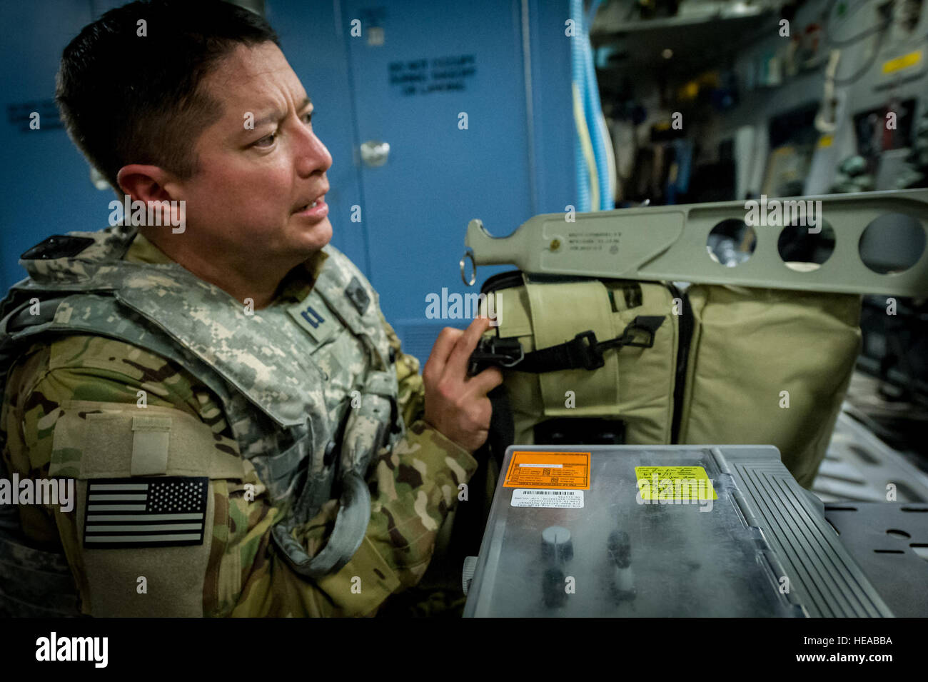 U.S. Air Force Capt. Richard Rogers, nurse anesthetist, 86th Medical ...