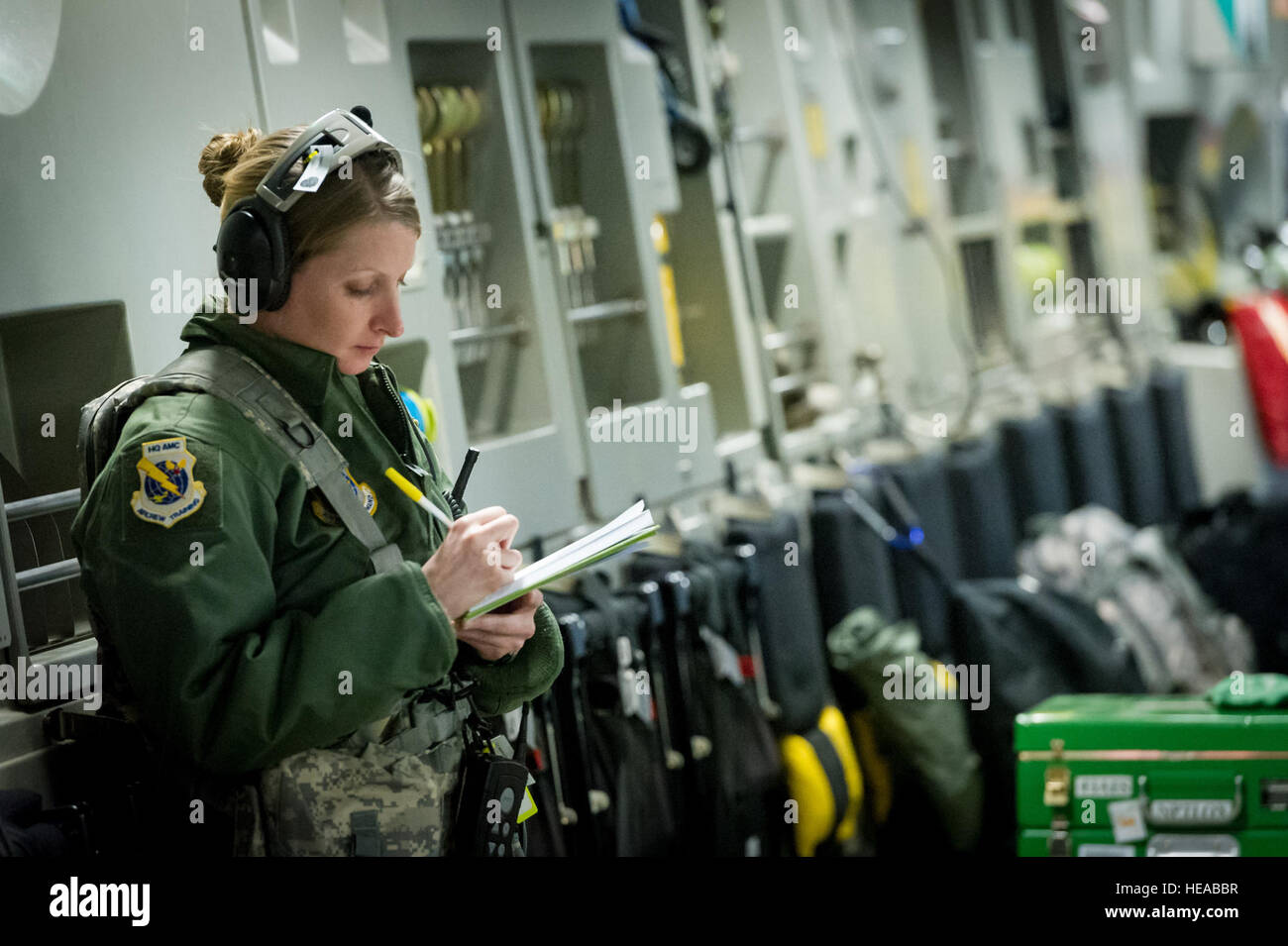 Observer/controller, trainer member U.S. Air Force Staff Sgt. Anne ...
