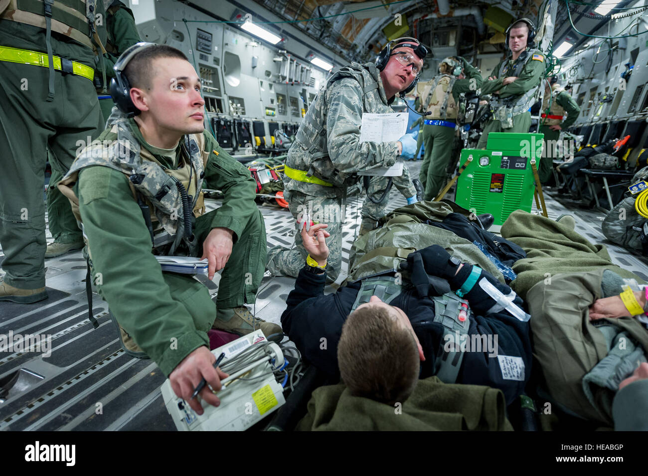 U.S. Air Force Staff Sgt. Ksana Bialick, aeromedical service journeyman ...