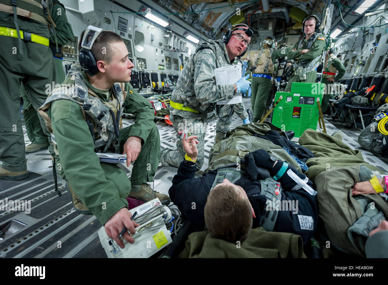 U.S. Air Force Staff Sgt. Ksana Bialick, aeromedical service journeyman ...