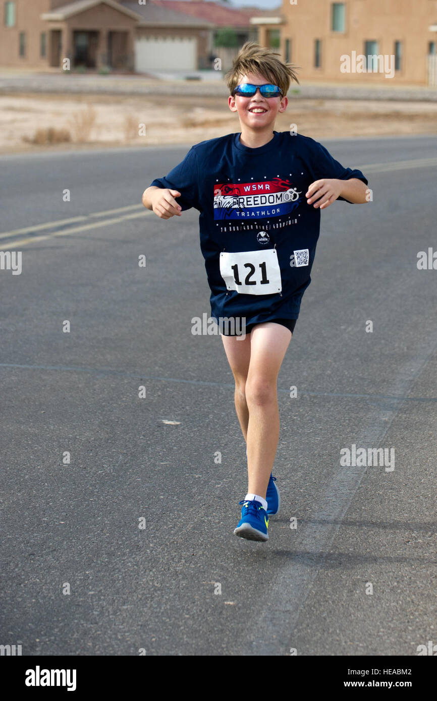 Chance Cass, the youngest participant in Holloman Air Force Base’s ...