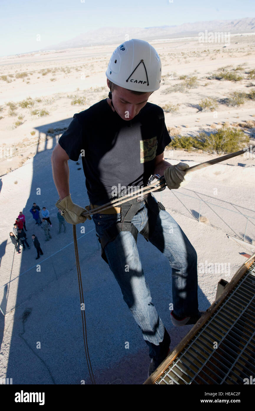 An Army Junior Reserve Officers' Training Corps cadet prepares to ...