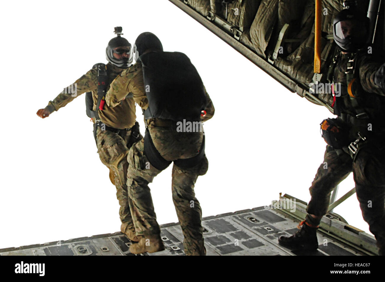 U.S. Air Force Capt. Kyle,131st Rescue Squadron combat rescue officer ...