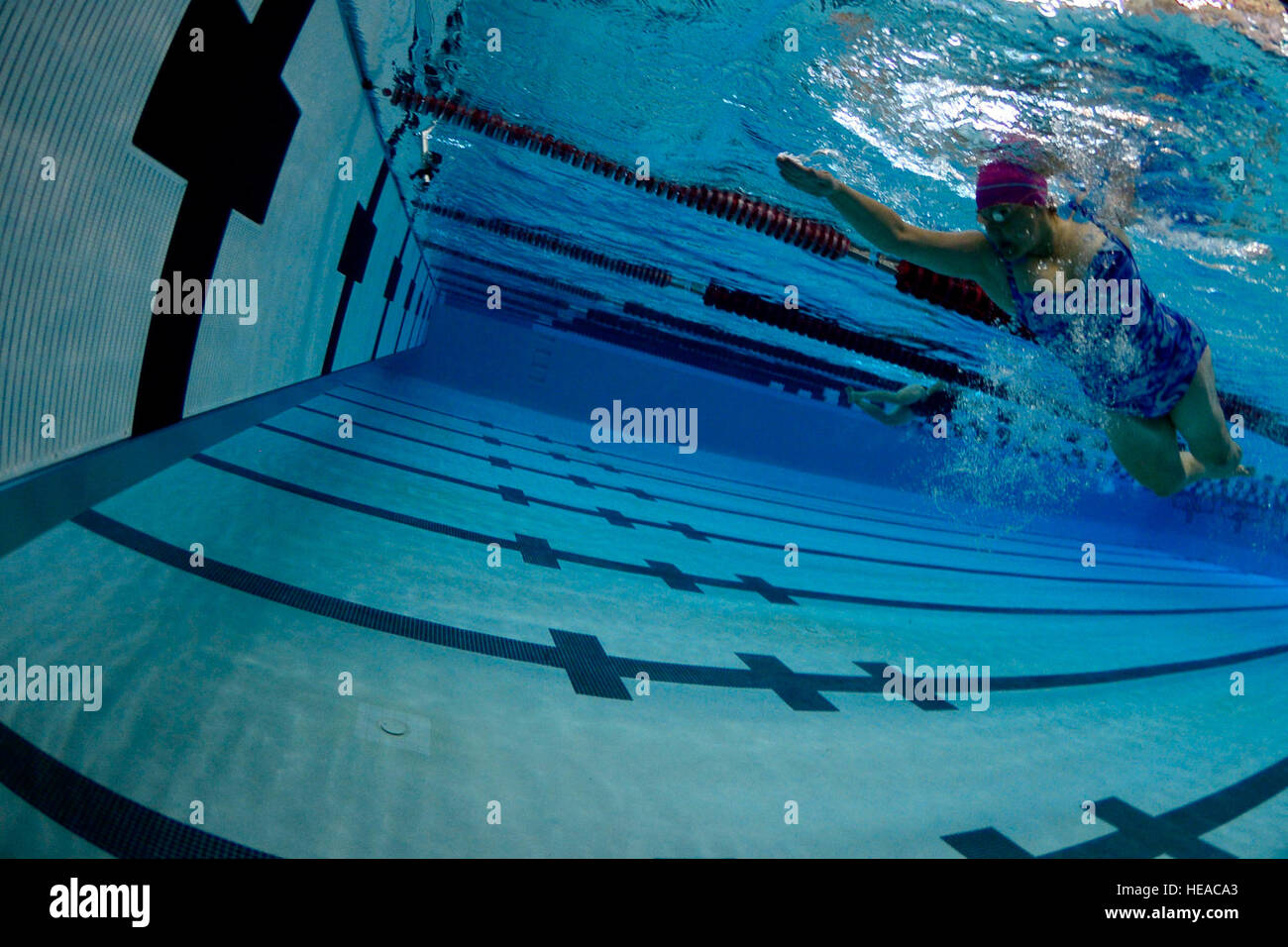 Air Force Trials swimmers compete at Buchanan Natatorium in an adaptive ...