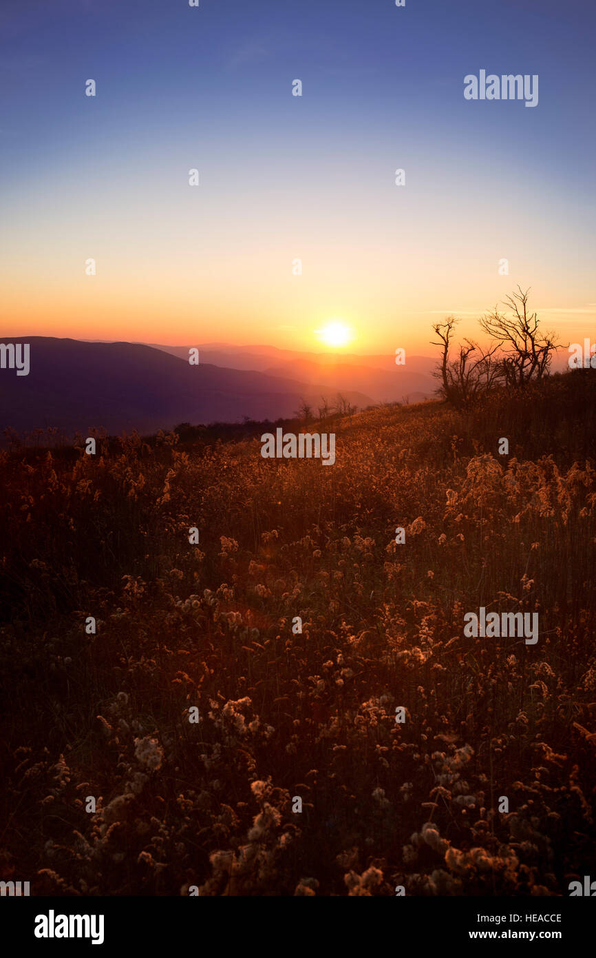 Mountains sunset virginia hi-res stock photography and images - Alamy