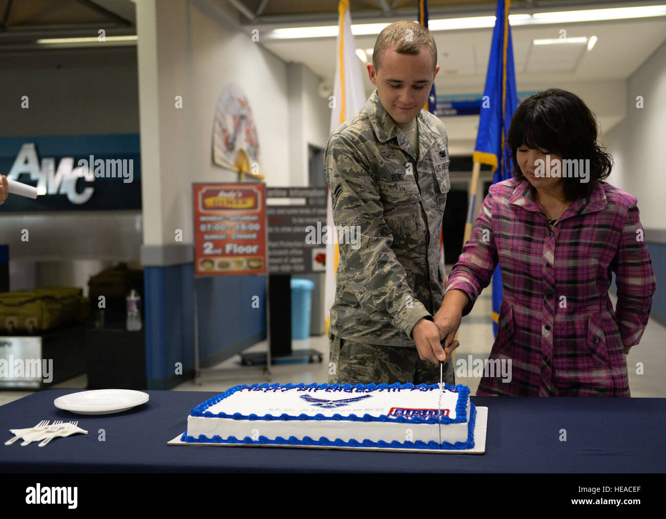 U.S. Air Force Airman 1st Class Aaron Rens, 733rd Air Mobility Squadron ...