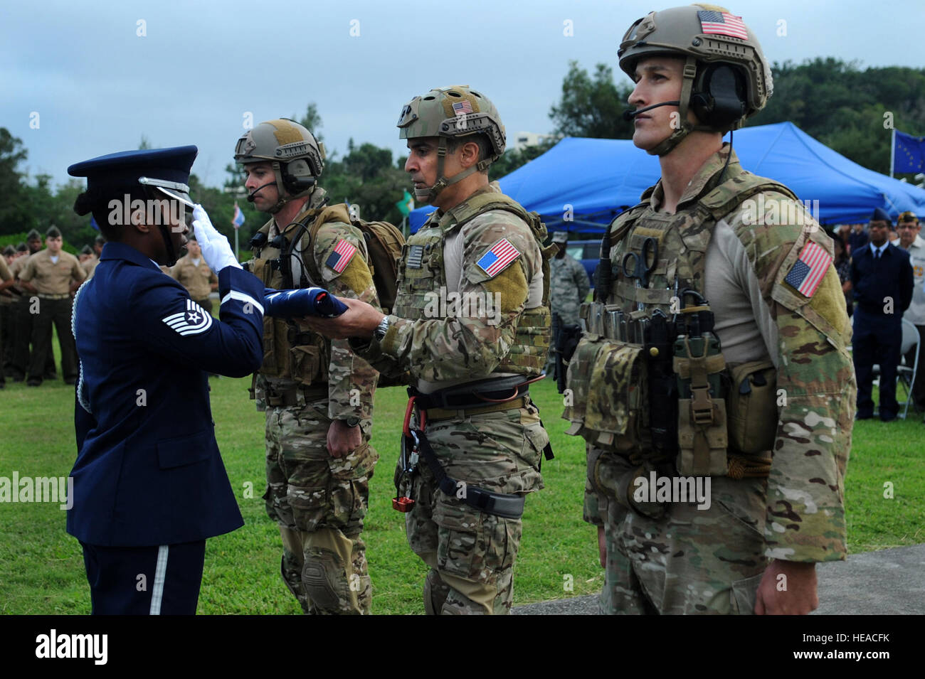 U.S. Air Force Chief Master Sgt. Ramon Colon-Lopez, 18th Wing command ...