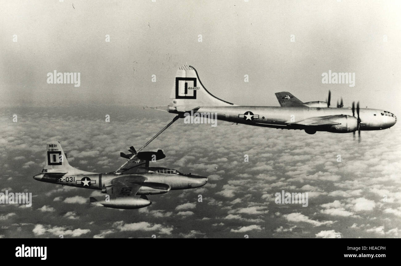 A kb 29p from the 91st air refueling squadron hi-res stock photography ...