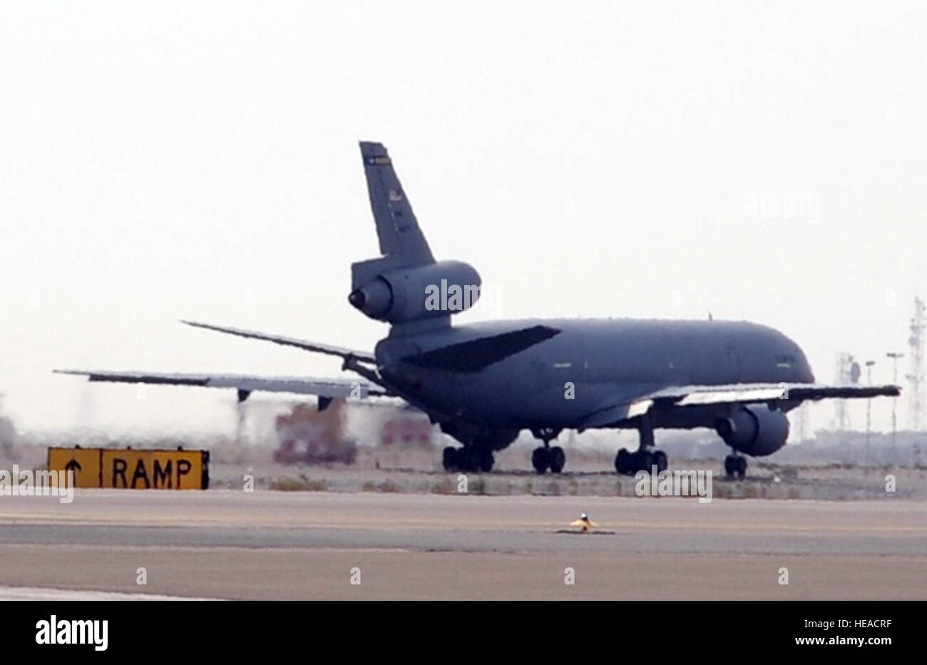 A KC-10 Extender from the 908th Expeditionary Air Refueling Squadron ...