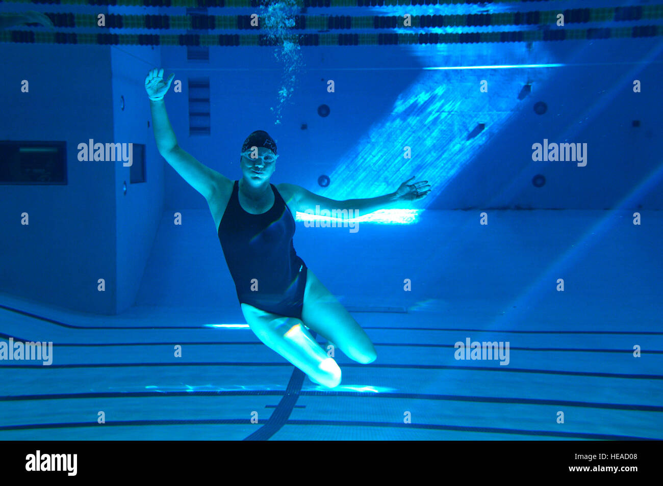 U.S. Air Force Retired Tech Sgt. Jennifer Bauer poses for a photo ...